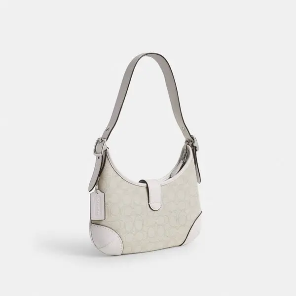 Coach® Hampton Hobo Bag In Signature Jacquard - Signature Jacquard